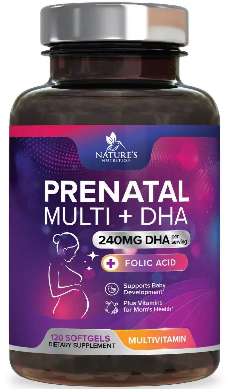 Vitazens Prenatal Vitamins with DHA and Folic Acid - Before, During and ...