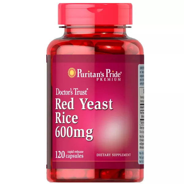 Vitazens Red Yeast Rice 600mg 120 Caps Puritan 1200mg Per 2 Caps ...