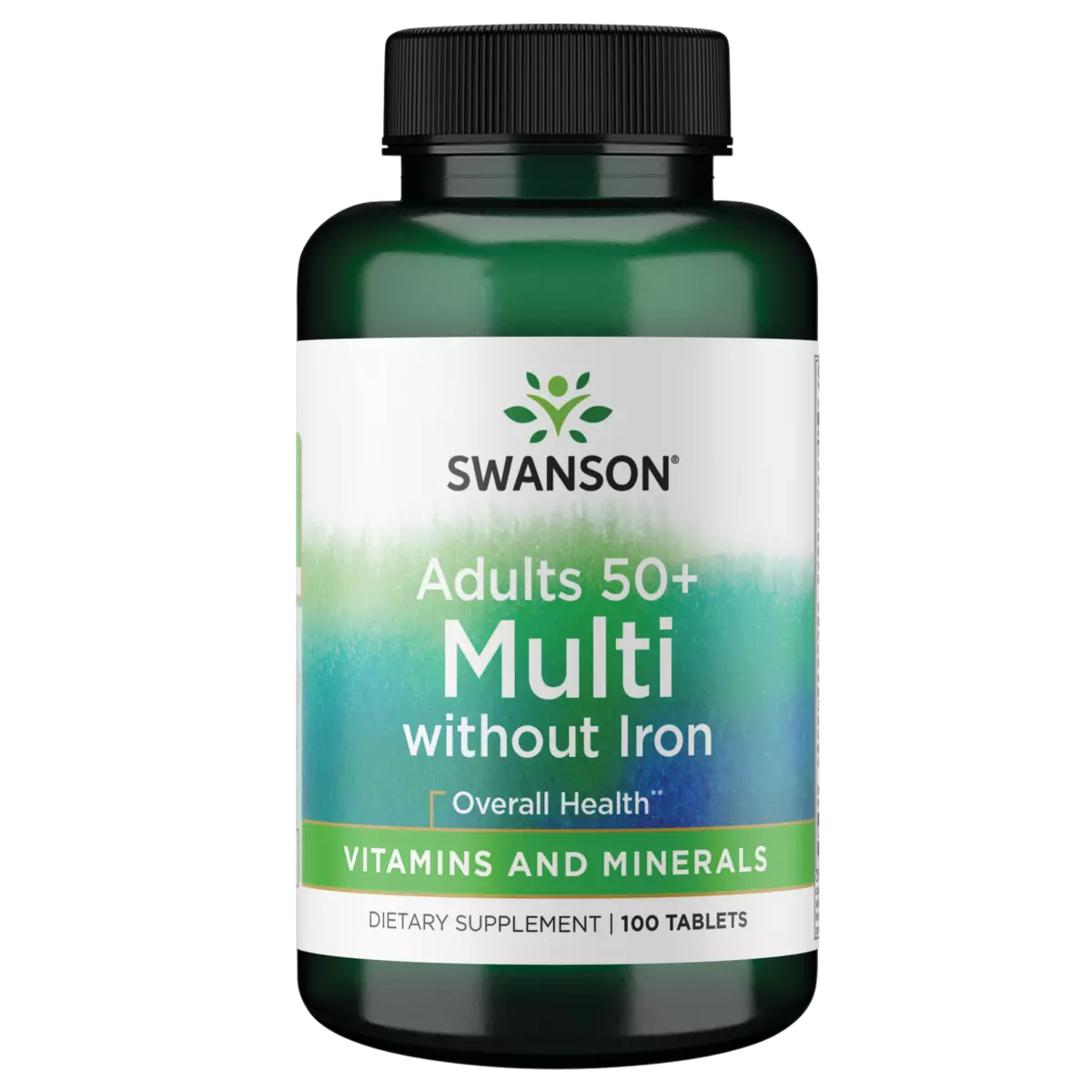 Vitazens Swanson Geromulti Without Iron (Multivitamin for Seniors) 100 ...