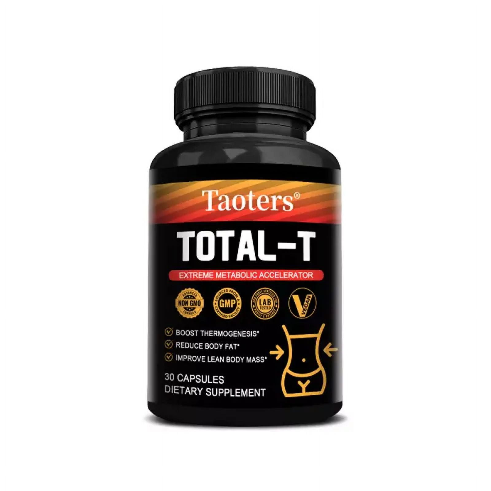 Vitazens TOTAL-T-Metabolism Accelerator-Weight Control Supplement-Body ...