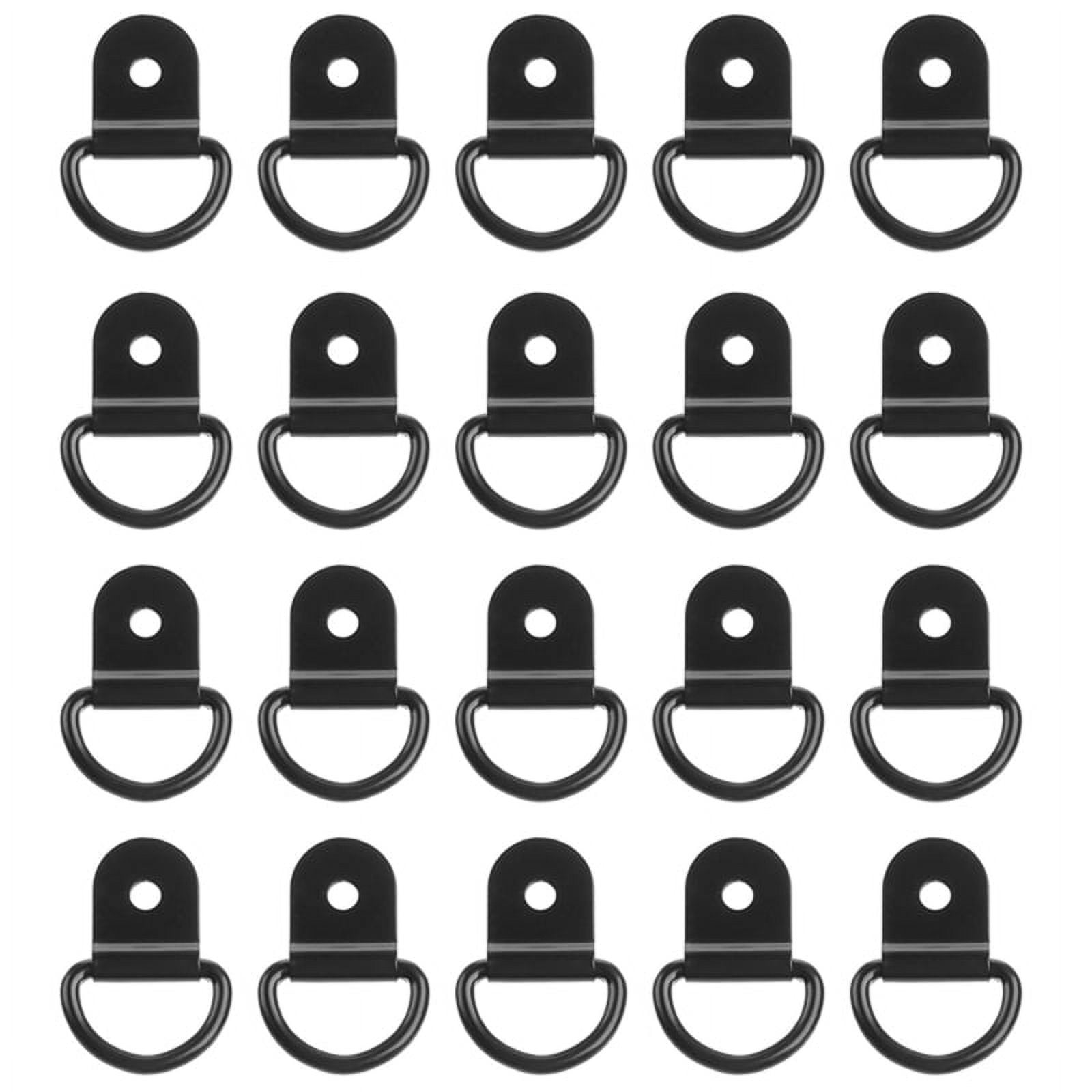 Vitdipy 20Pcs Metal Pull Hook Anchor D Shape Cargo Tie Down Ring ...