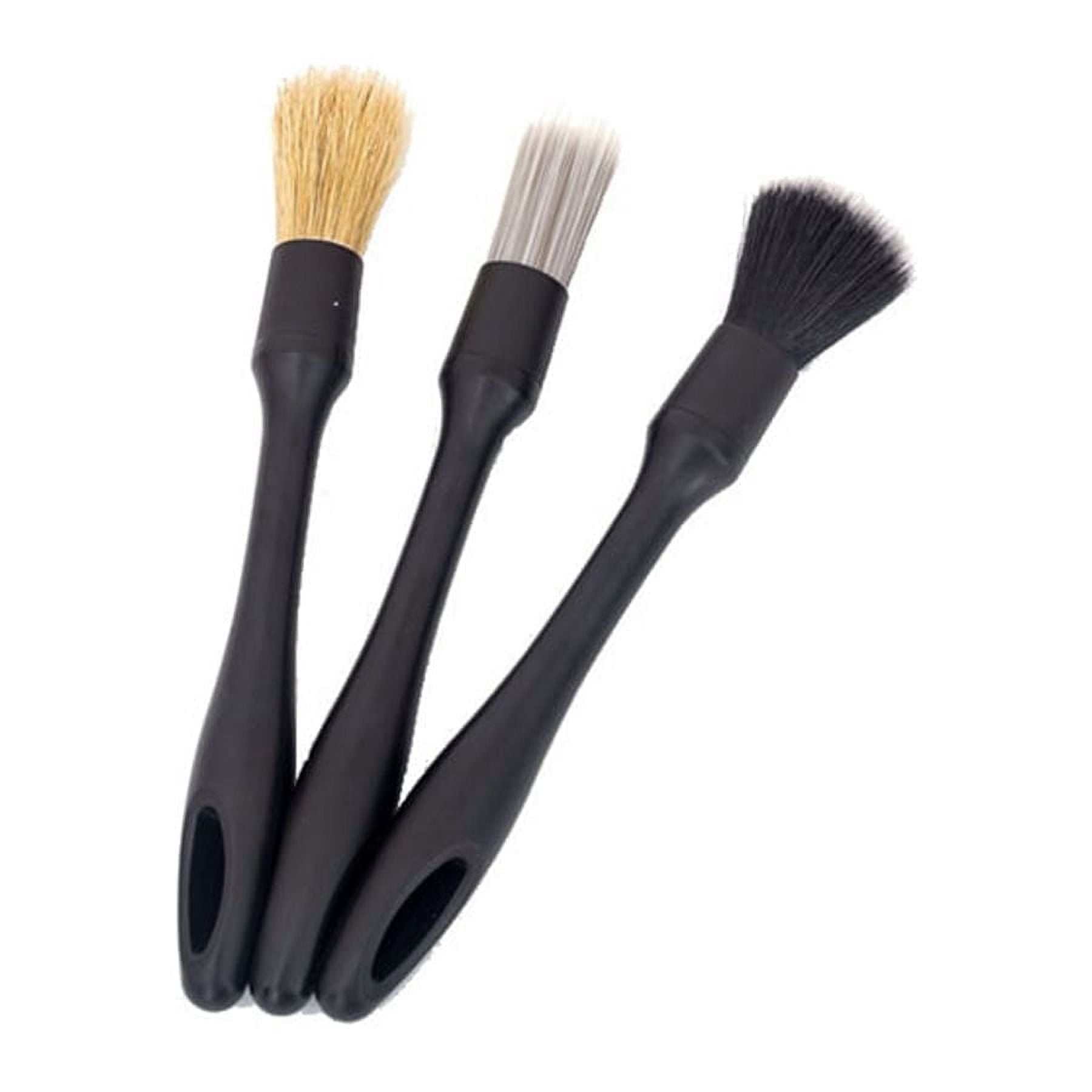 Vitdipy 3pcs Car Interior Detailing Cleaning Brush Kit Dashboard Engine ...