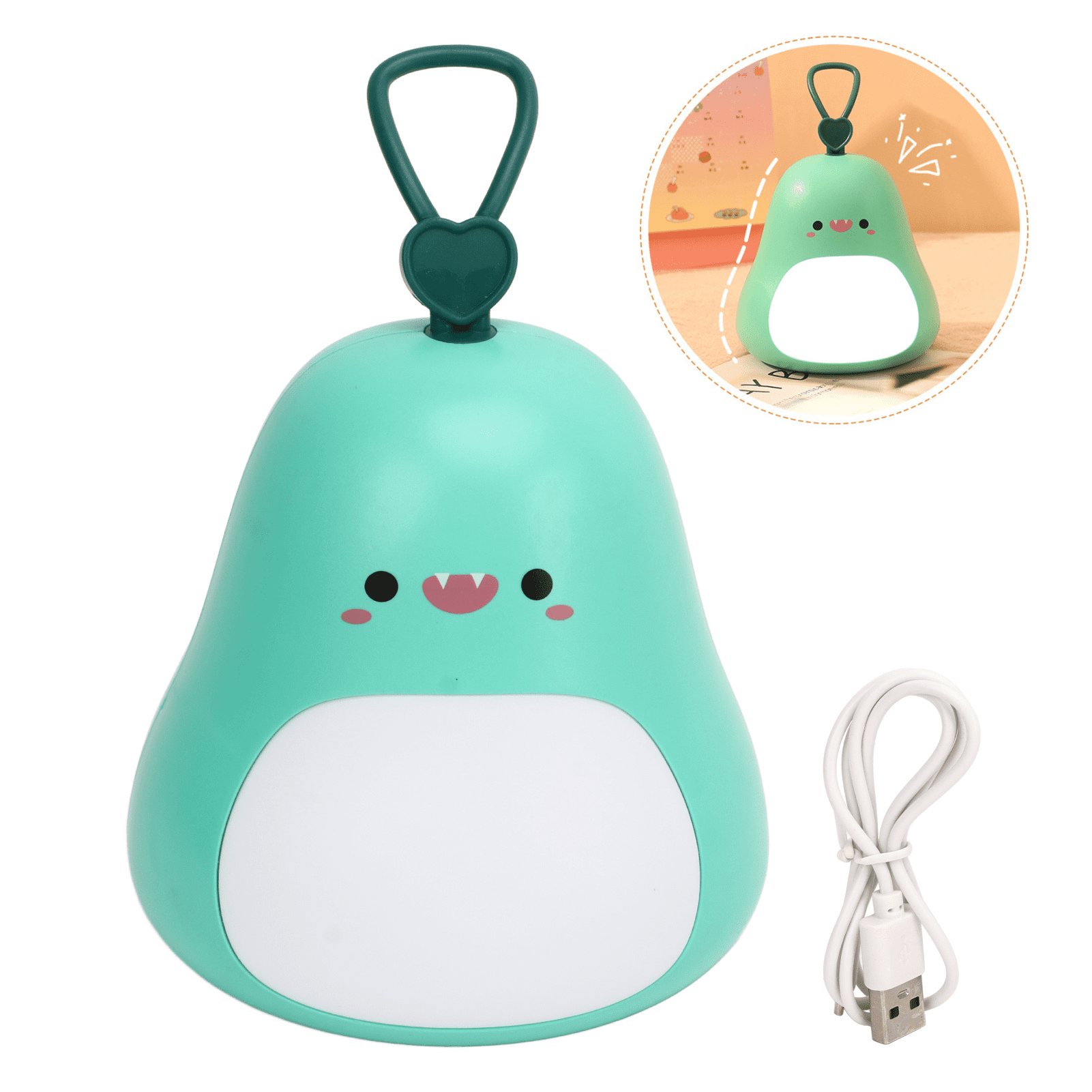 Vitdipy Cute Night Light Cartoon Desk Lamp with Lanyard for Bedroom ...