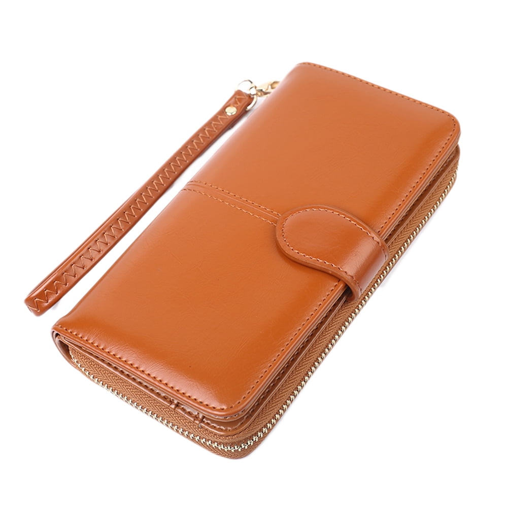 Vitdipy Small Cell Phone Pouch Women's Long Multifunctional PU Card ...