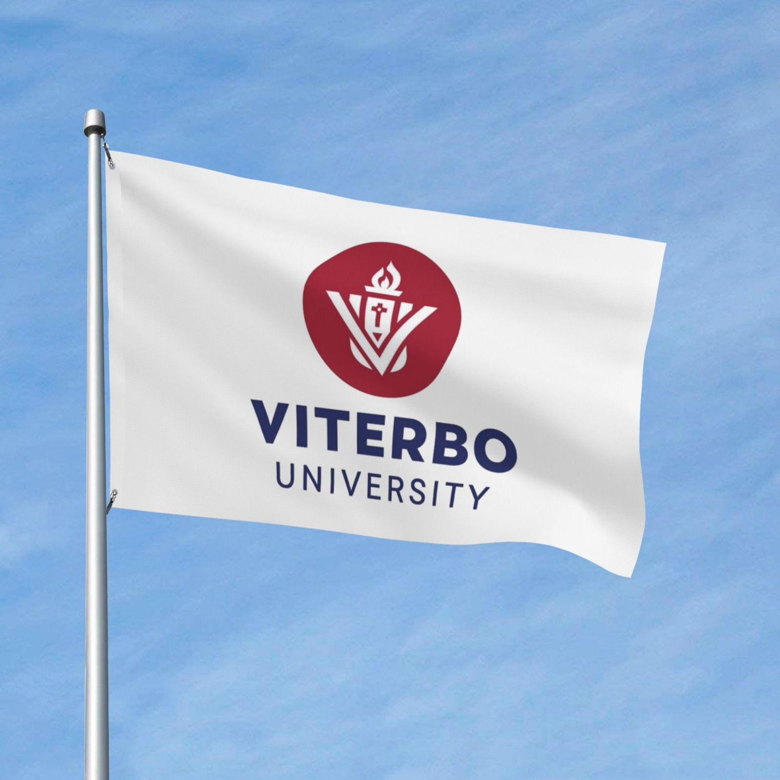 Viterbo A University Logo Banner 3x5 Ft Flag,Double Sided Printed Flag ...