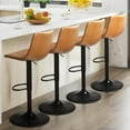 Vitesse Bar Stools Set of 4 Modern Swivel Bar Chairs, Barstools Counter ...