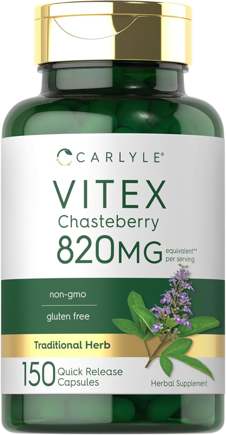 Carlyle Vitex Chasteberry Health Support Supplement | 820mg | 150 ...