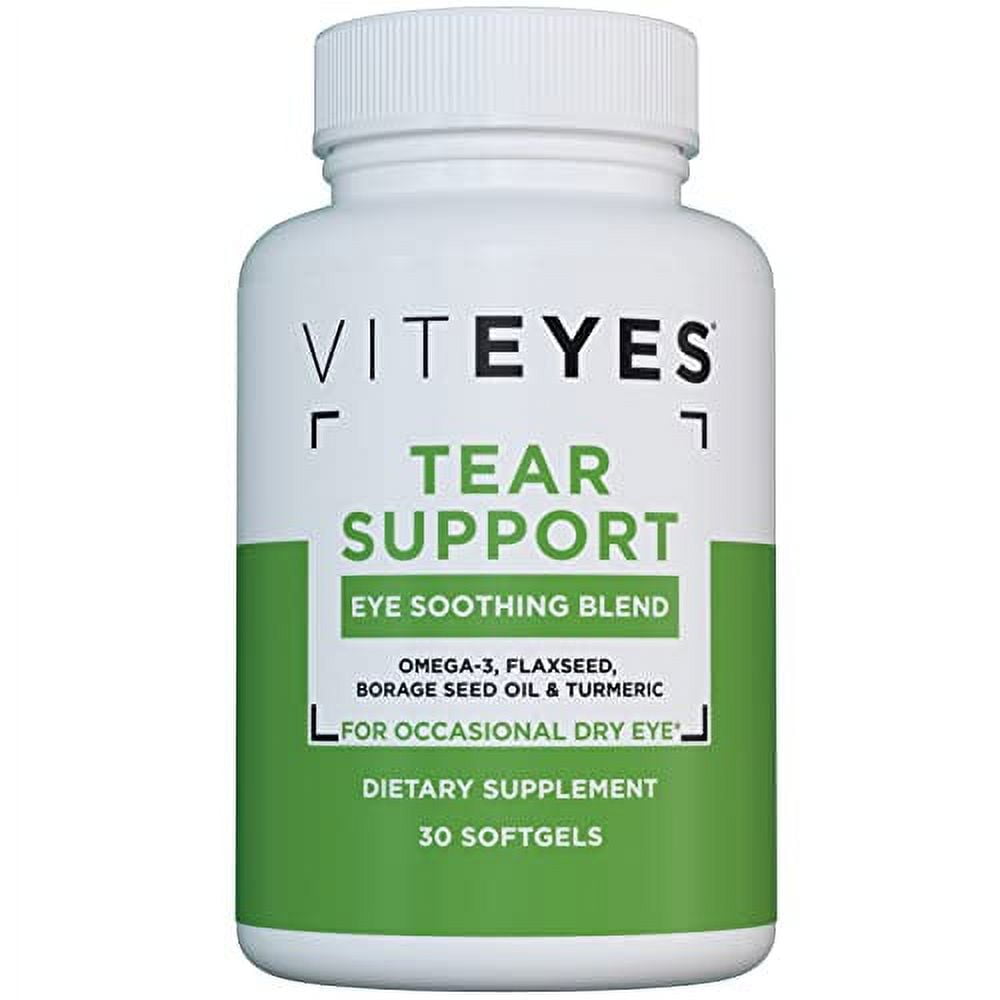 Viteyes Tear Support Eye Soothing Blend, Occasional Dry Eye Supplement ...