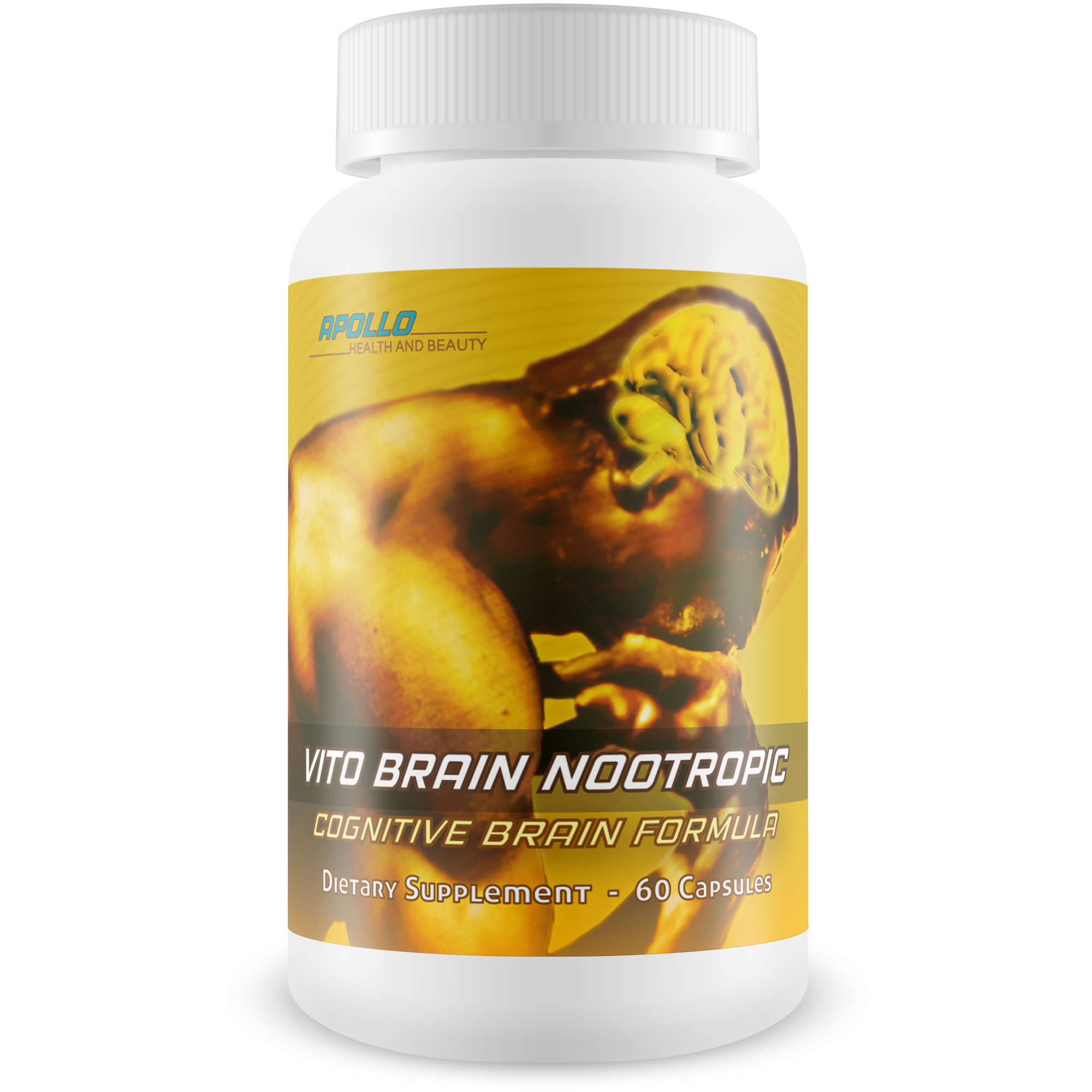 Vito Brain Supplement - Nootropic Cognitive Brain Formula - Support Higher Brain Function ...