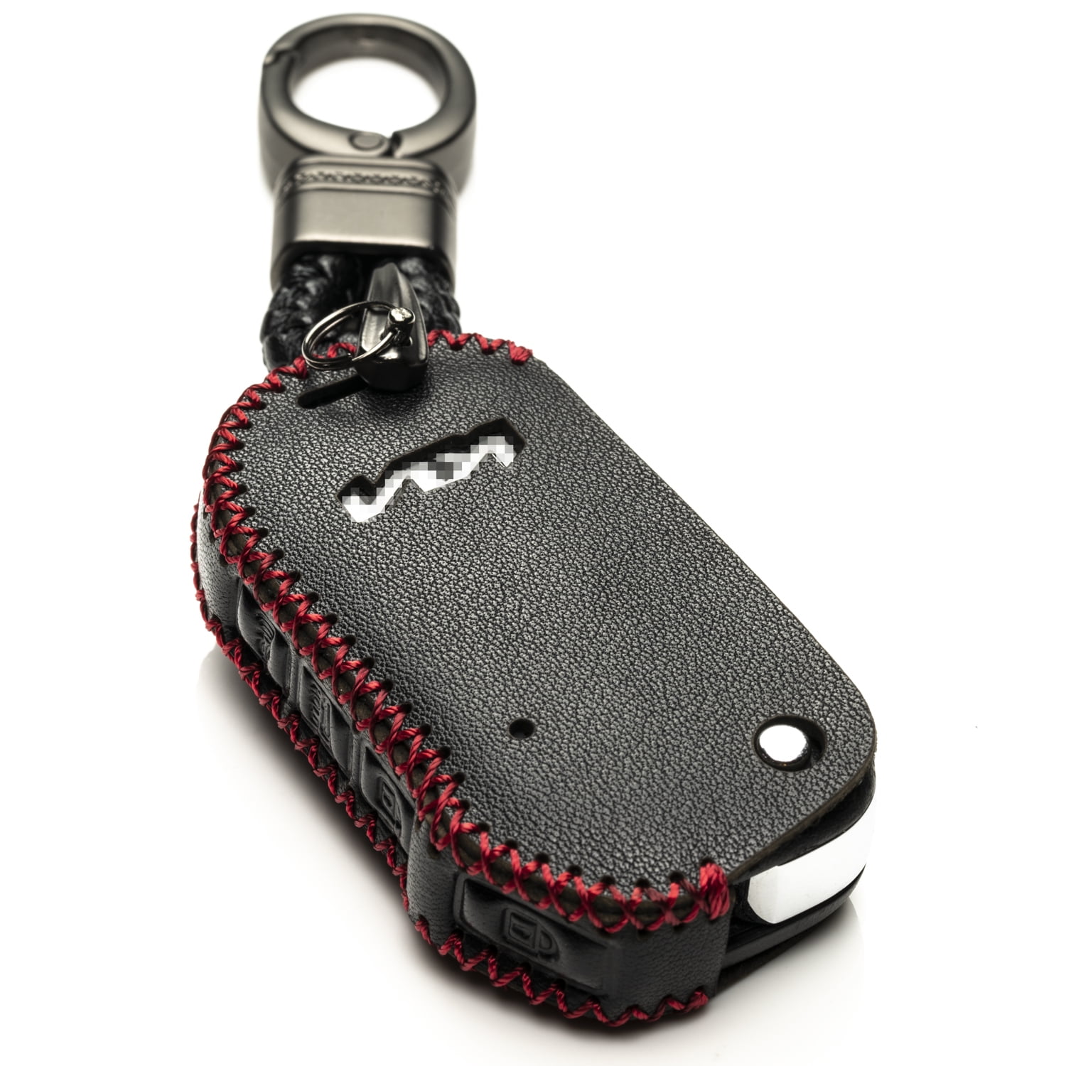 Vitodeco Genuine Leather Flip Key Fob Case Cover Compatible with KIA ...