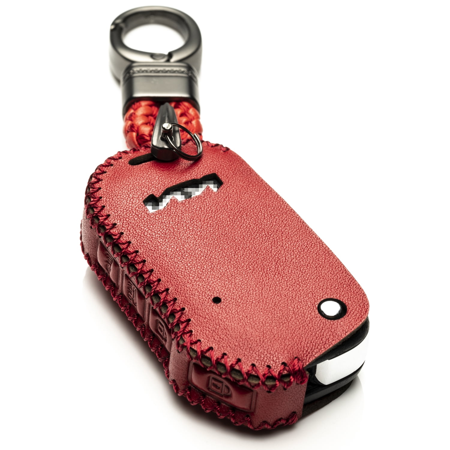 Vitodeco Genuine Leather Flip Key Fob Case Cover Compatible with KIA ...