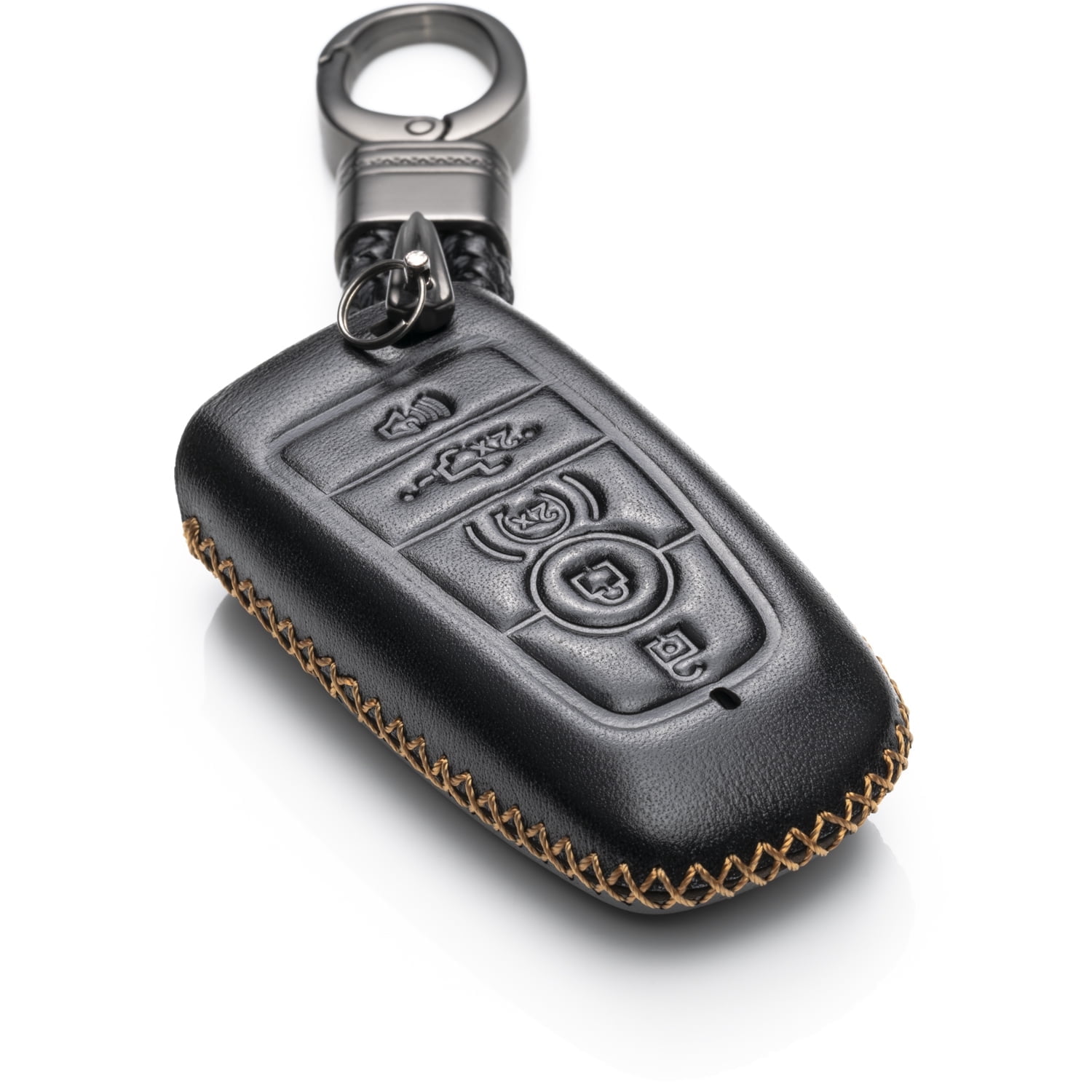 Vitodeco Leather Smart Key Fob Case Cover Protector Compatible with ...