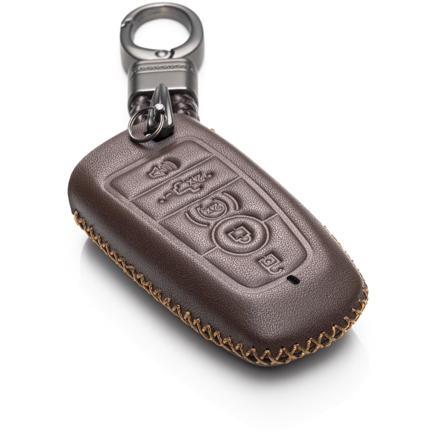 Vitodeco Leather Smart Key Fob Case Cover Protector Compatible with ...