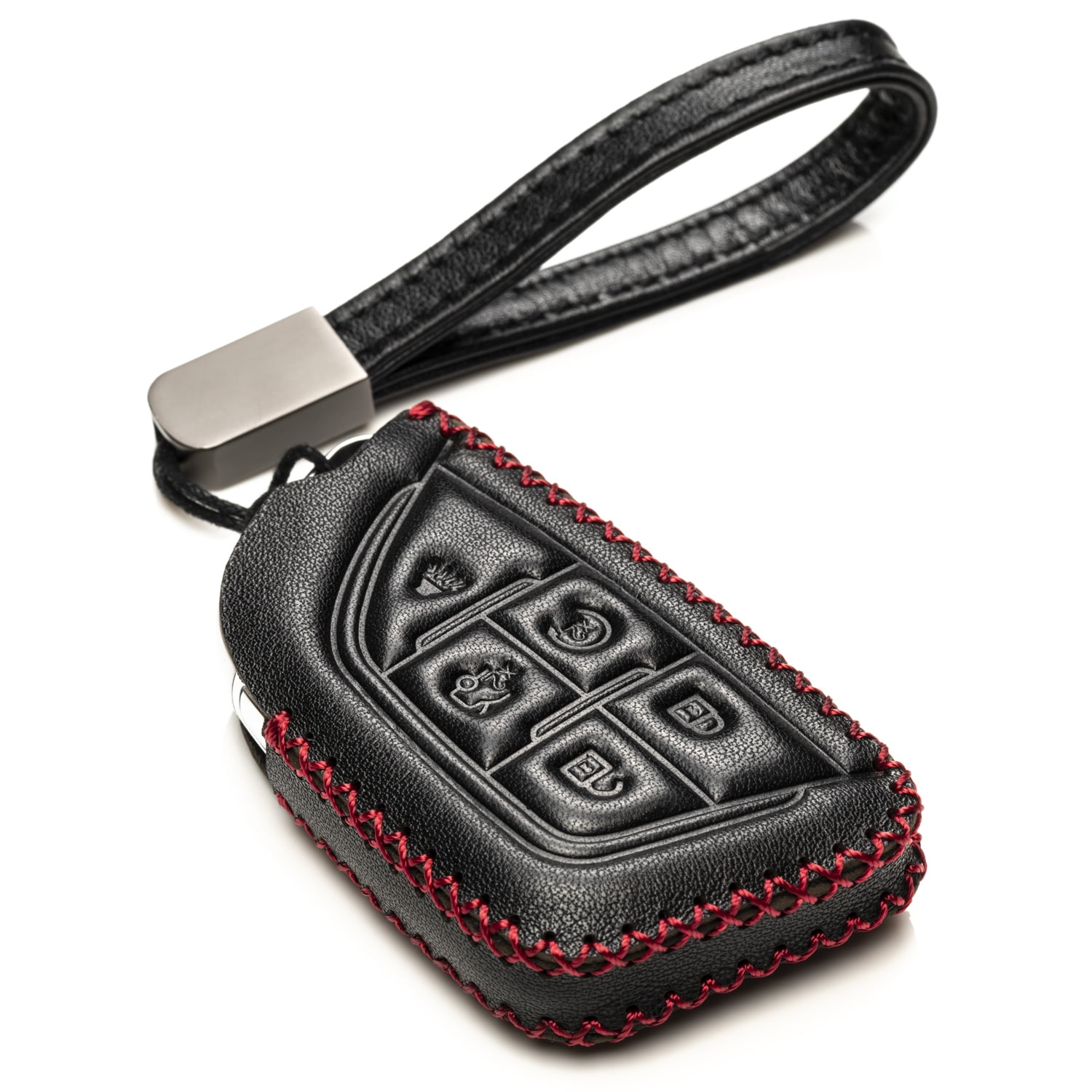 Vitodeco Genuine Leather Smart Key Fob Case Compatible for Cadillac CT4 ...