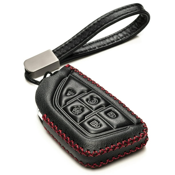 Vitodeco Genuine Leather Smart Key Fob Case Compatible for Cadillac CT4 ...