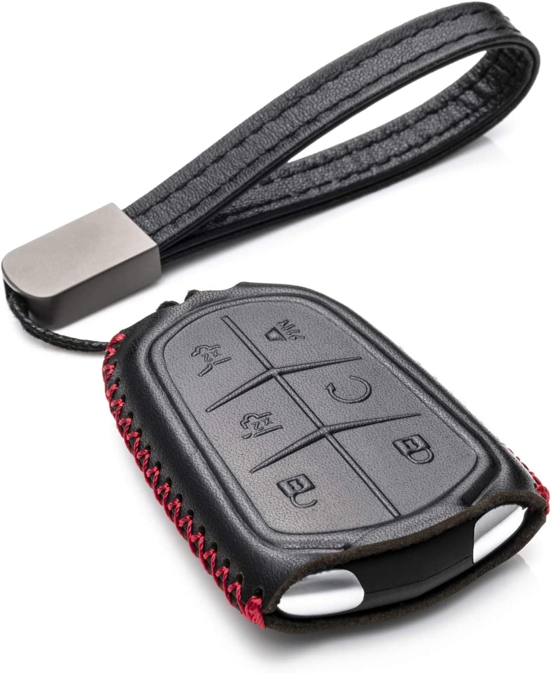 Vitodeco Genuine Leather Smart Key Fob Case - Compatible with Cadillac ...