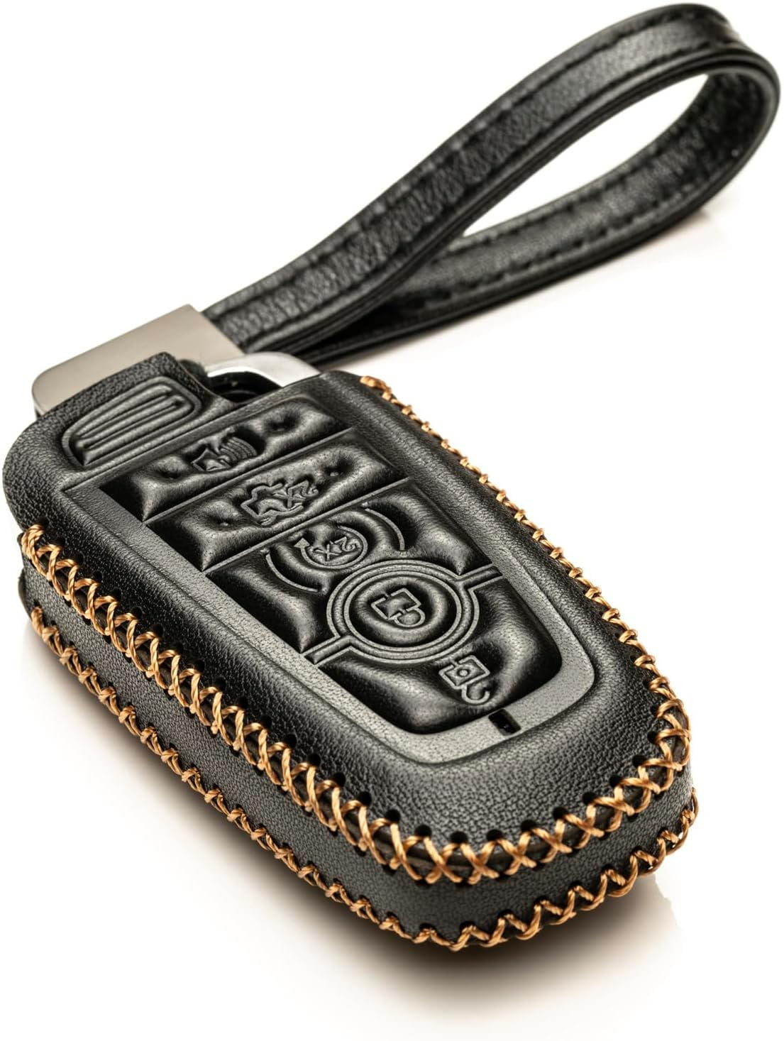 Vitodeco Genuine Leather Smart Key Fob Case Compatible with Ford ...