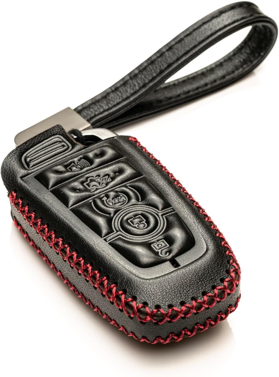 Vitodeco Genuine Leather Smart Key Fob Case Compatible with Ford ...