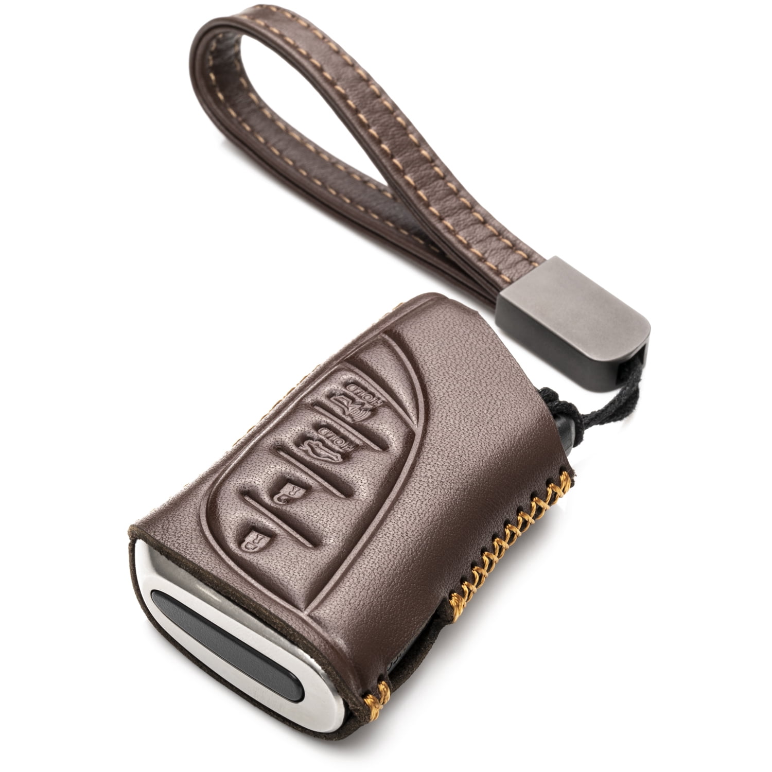 Vitodeco Genuine Leather Smart Key Fob Case Compatible with Lexus ES ...