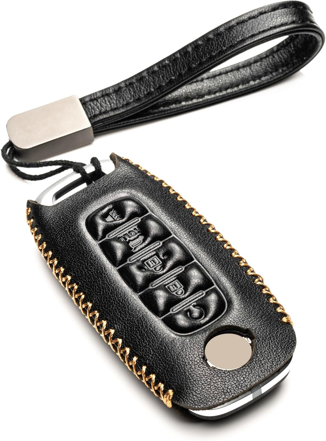 Vitodeco Genuine Leather Smart Key Fob Case Compatible with Nissan ...