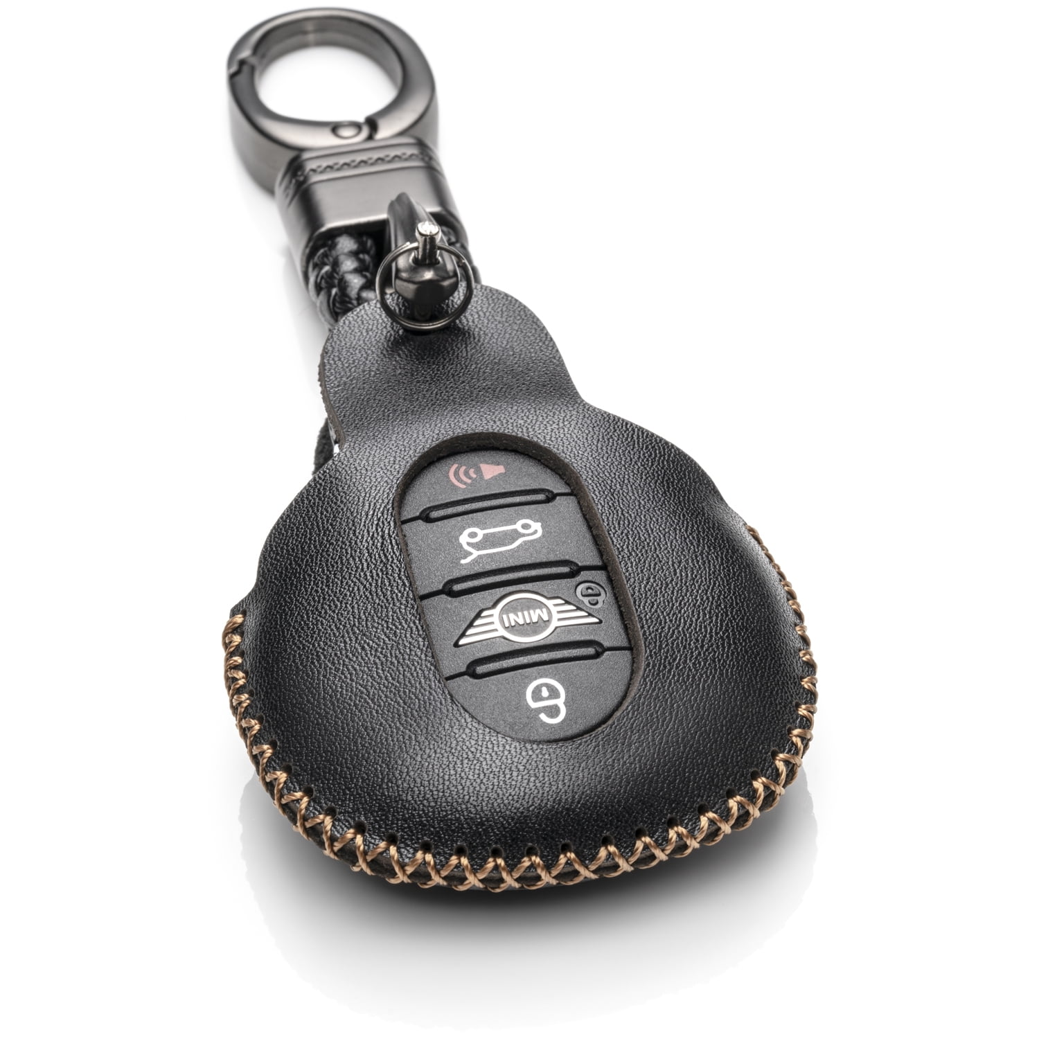 Vitodeco Genuine Leather Smart Key Fob Case Cover Compatible with Mini ...