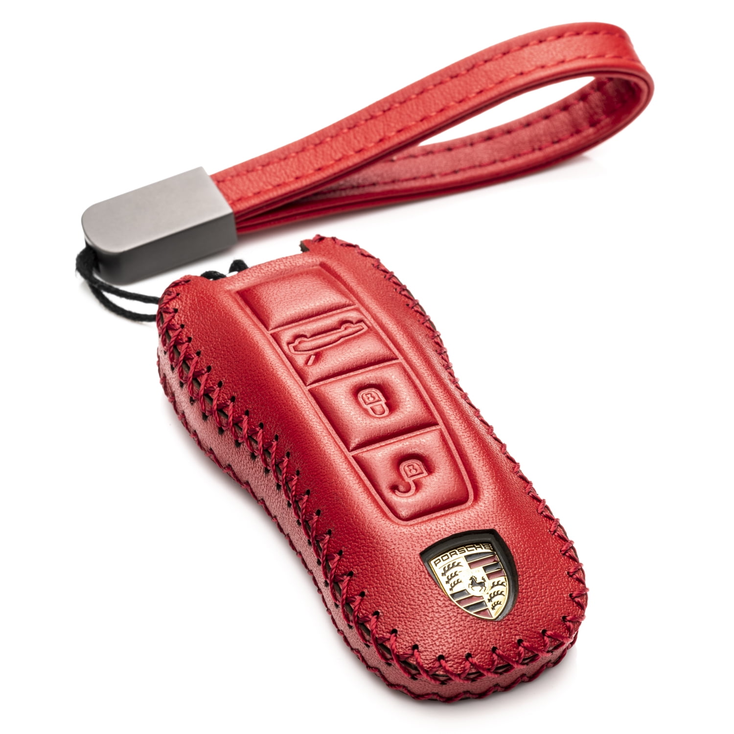 Vitodeco Genuine Leather Smart Key Fob Case Cover Protector with ...