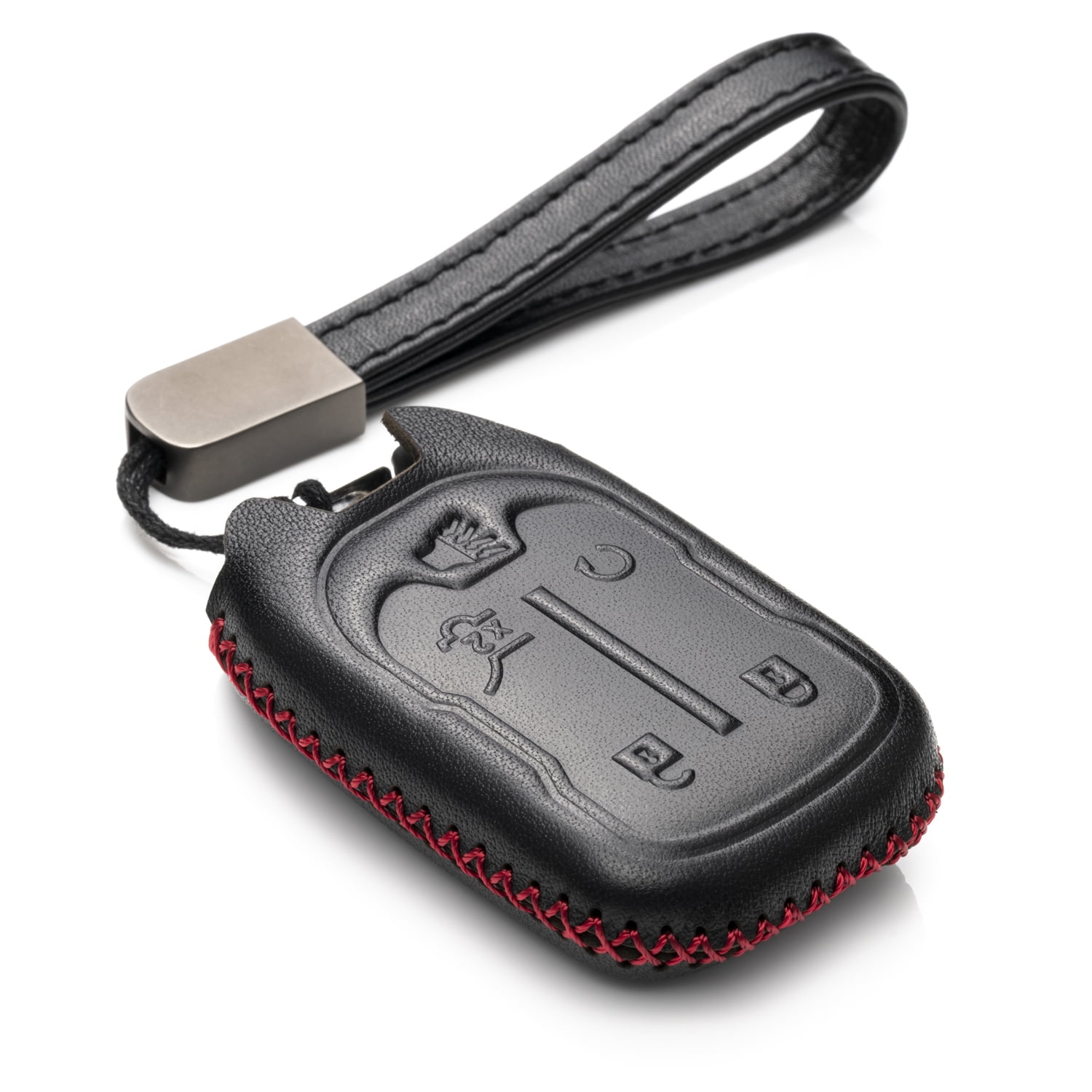 Vitodeco Genuine Leather Smart Key Fob Case with Leather Strap ...