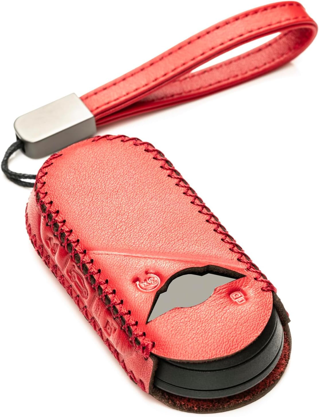 Vitodeco Genuine Leather Smart Key Fob Cover Compatible with Mini ...