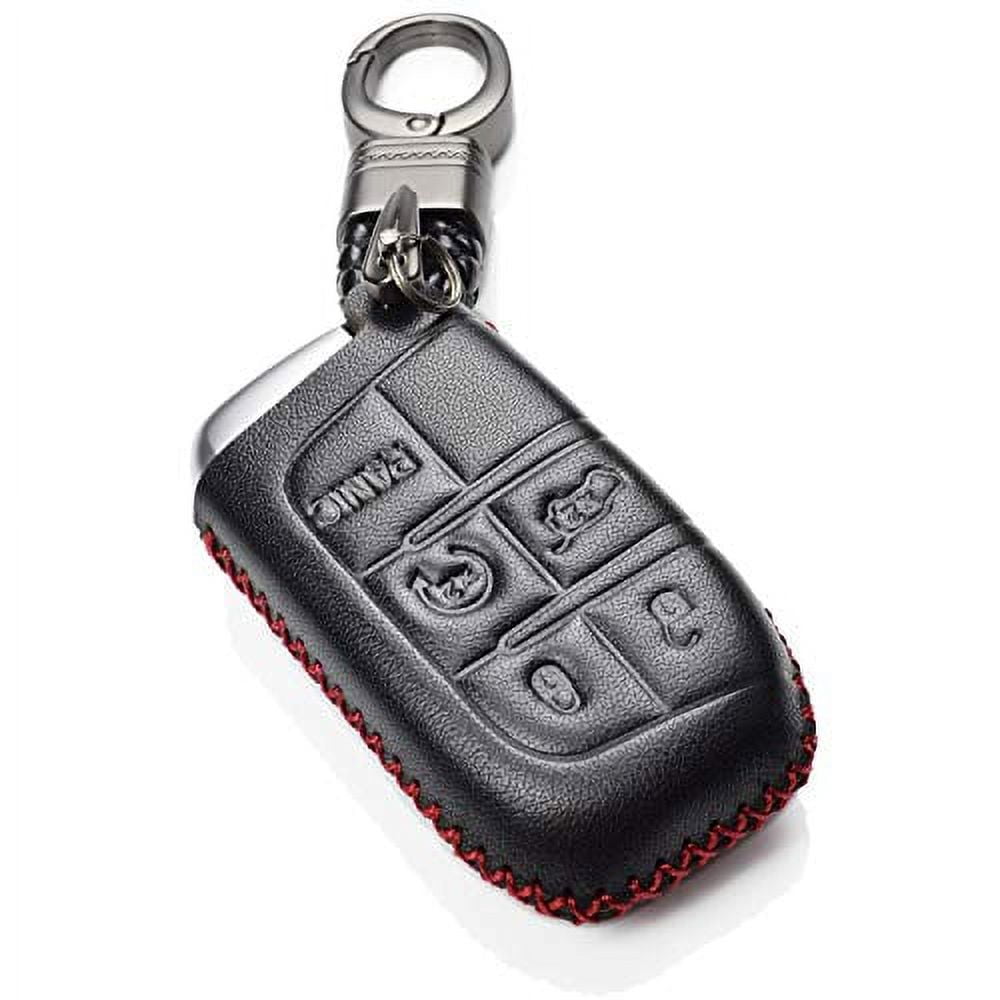 Vitodeco Genuine Leather Smart Key Keyless Remote Entry Fob Case Cover ...