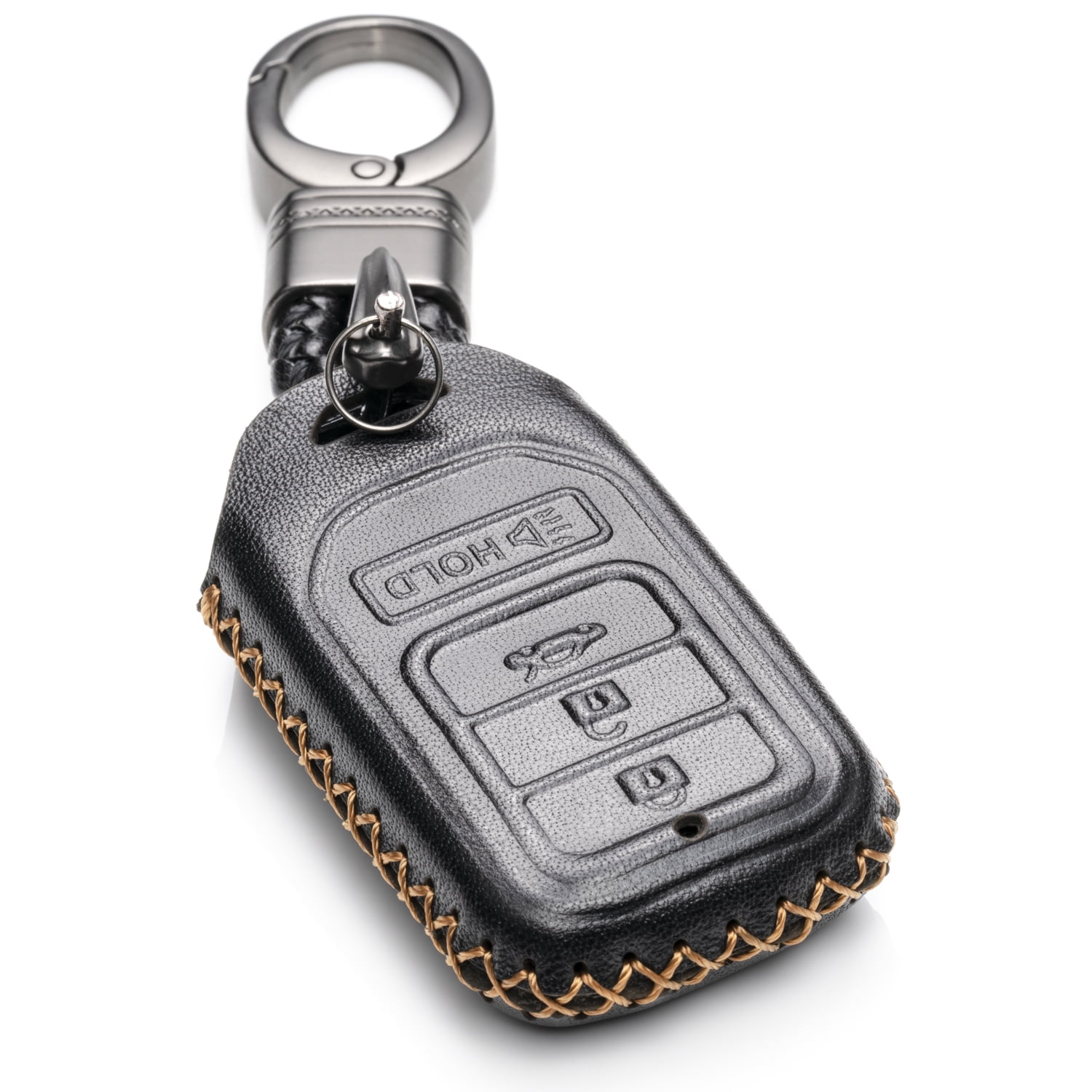 Vitodeco Genuine Leather Smart Key Keyless Remote Entry Fob Case Cover ...