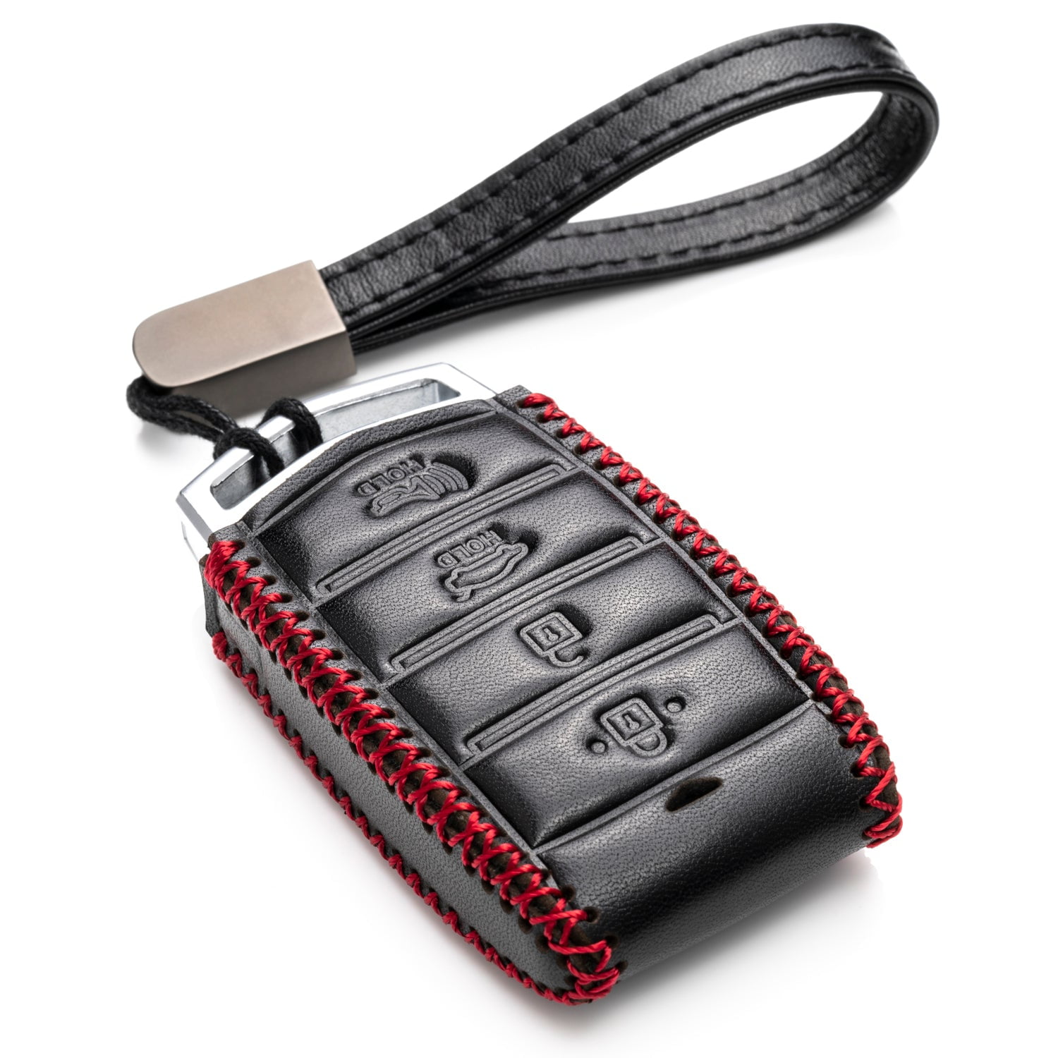 Vitodeco Leather Key Fob Case Compatible for 2017-2020 Genesis G70, G80 ...