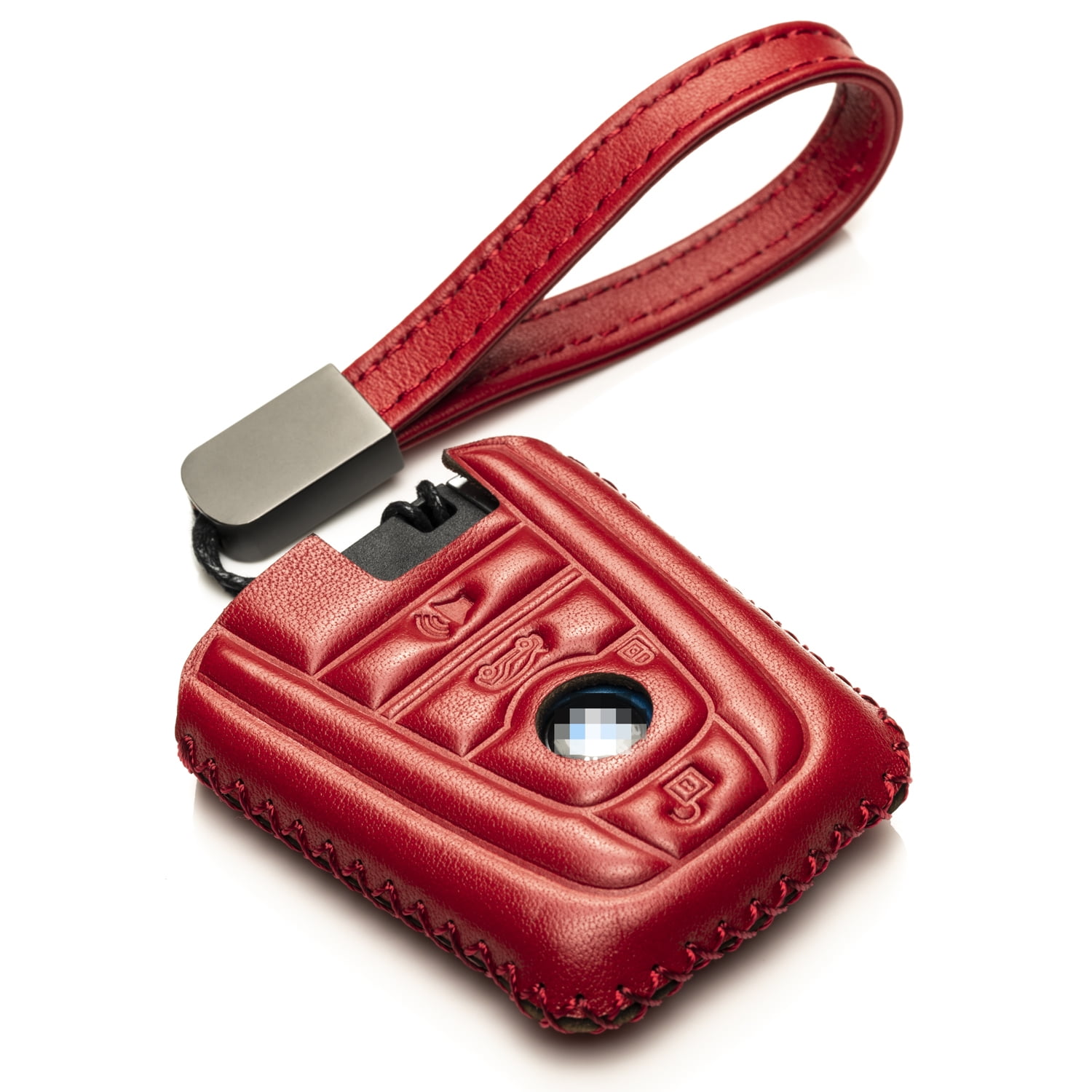 Vitodeco Leather Smart Key Fob Case Compatible with BMW I3, BMW I8 2014 ...