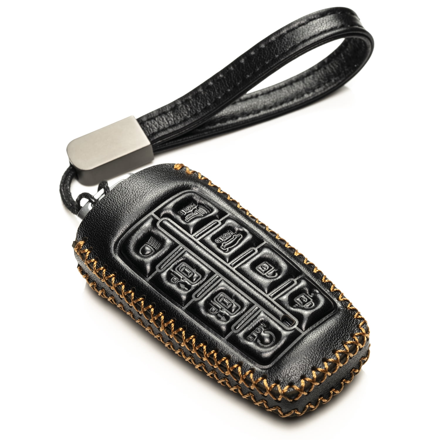 Vitodeco Leather Smart Key Fob Case Compatible with Genesis GV70, GV80 ...