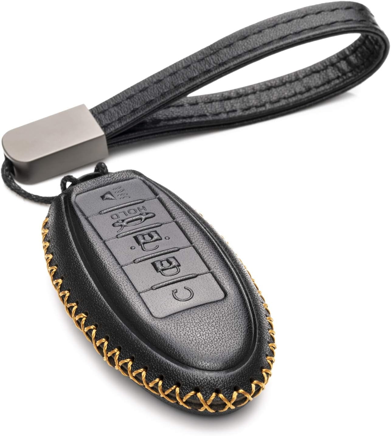 Vitodeco Leather Smart Key Fob Case Compatible with Nissan Versa ...