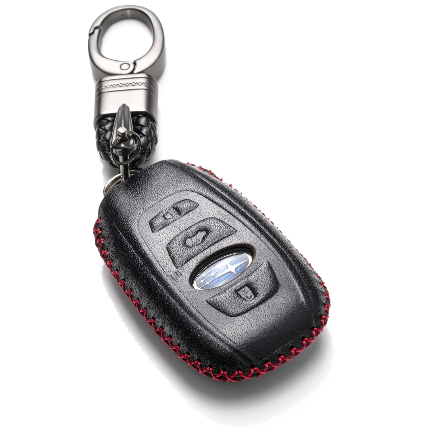 Vitodeco Leather Keyless Remote Smart Key Fob Case with Key Chain for ...