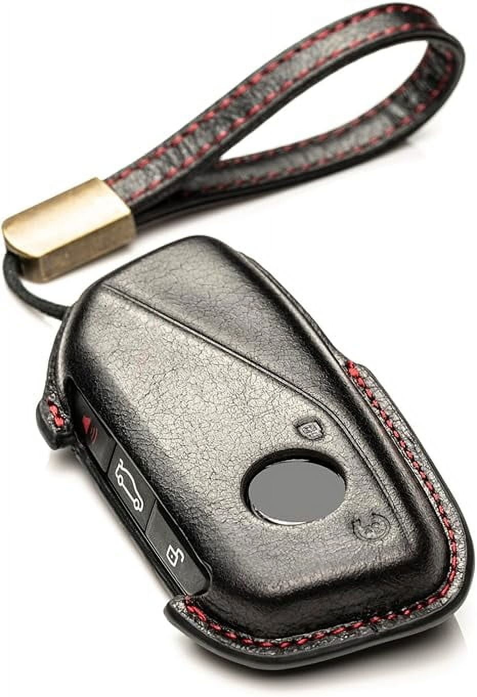 Vitodeco Superior Leather Key Fob Case Compatible for BMW X5, BMW X6, BMW X2, BMW i5 2024-up ...