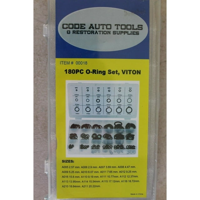Viton O Ring Kit, 180 pc - Walmart.com