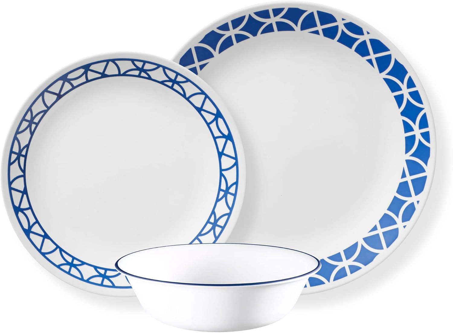 Vitrelle 4-Pieces 18-Oz Soup/Cereal Bowls, Chip & Crack Resistant Glass ...