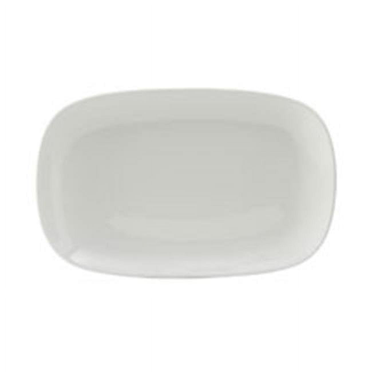 Vitrified China Rectangular Platter Porcelain White - 12.75 in. - 1 ...