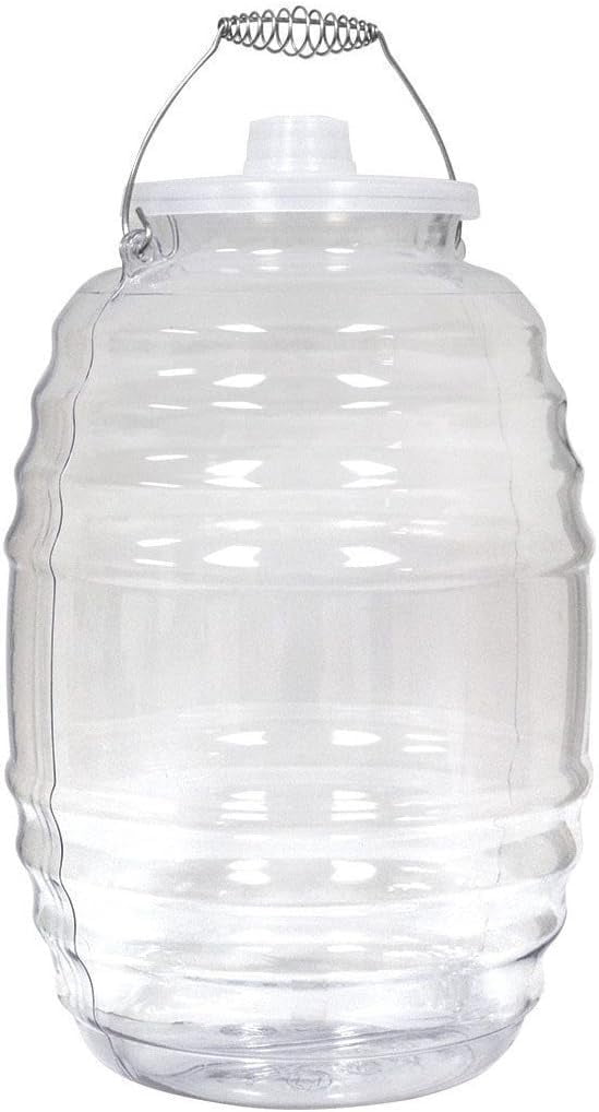 Vitrolero Aguas Frescas Tapadera Plastic Water Container with Lid, 5 ...