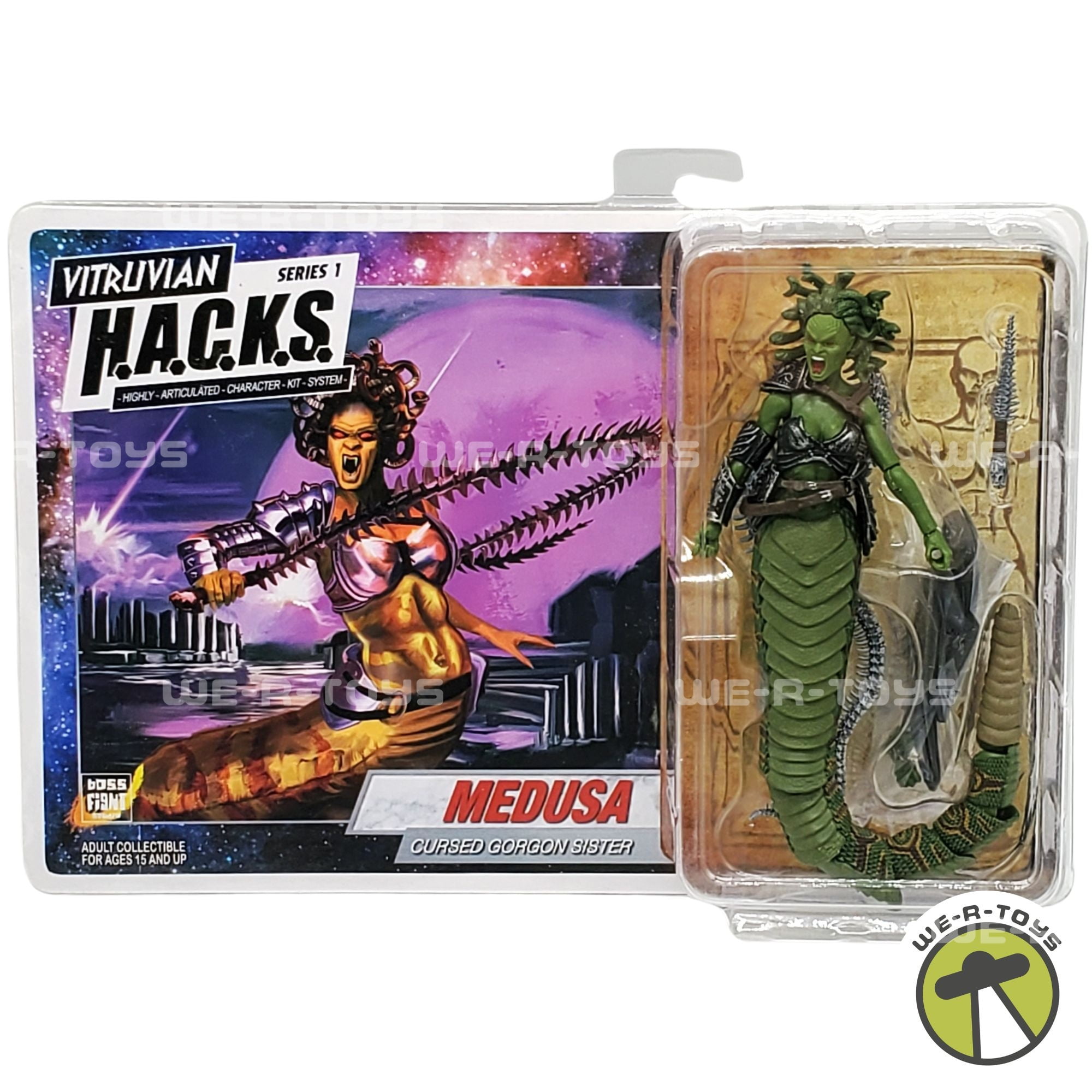 Vitruvian H.A.C.K.S. Series 1: Medusa Cursed Gorgon Sister Action ...