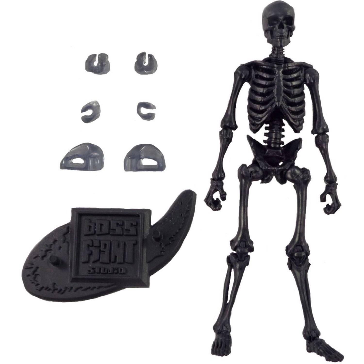 Vitruvian H.A.C.K.S. Skeleton Obsidian Black Blank Figure - Walmart.com