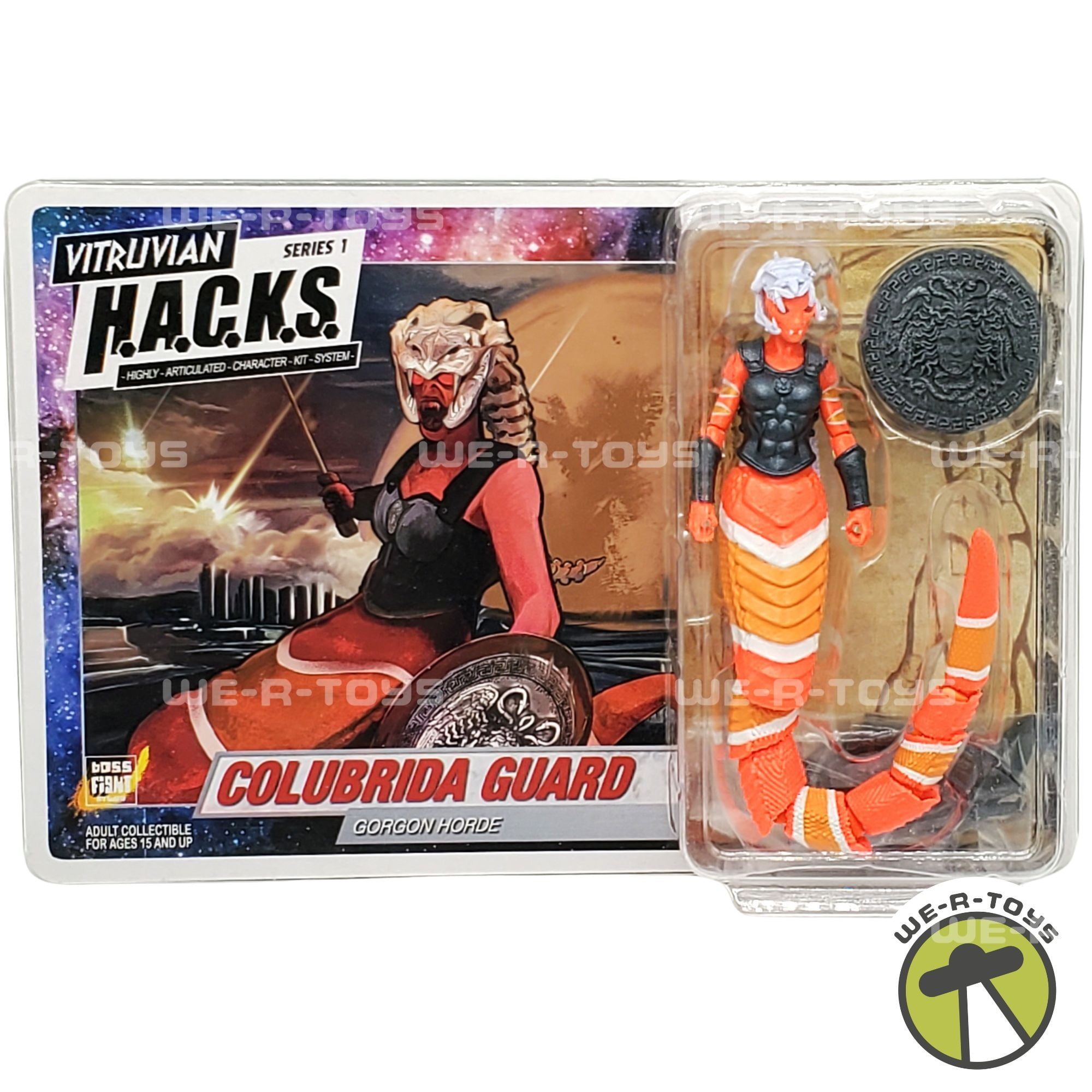 Vitruvian HACKS Series 1 Colubrida Guard Gorgon Horde Action Figure - Walmart.com