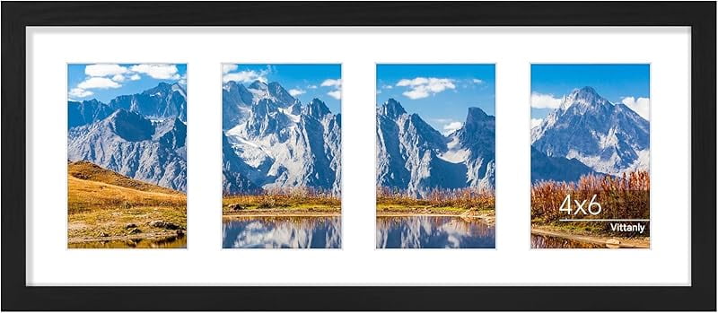 Vittanly 11x14 Collage Picture Frame, Displays 5Pcs 4x6 Pictures with ...