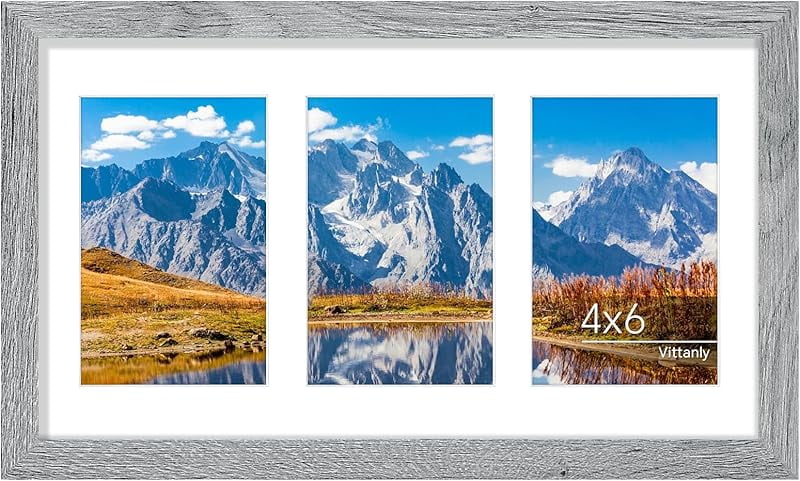 Vittanly 11x14 Collage Picture Frame, Displays 5Pcs 4x6 Pictures with ...