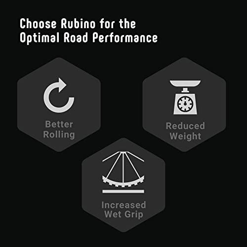Vittoria Rubino Pro IV Graphene 2.0 Tire Set with Inner Tubes - includes 2 Performance Road Bike ...