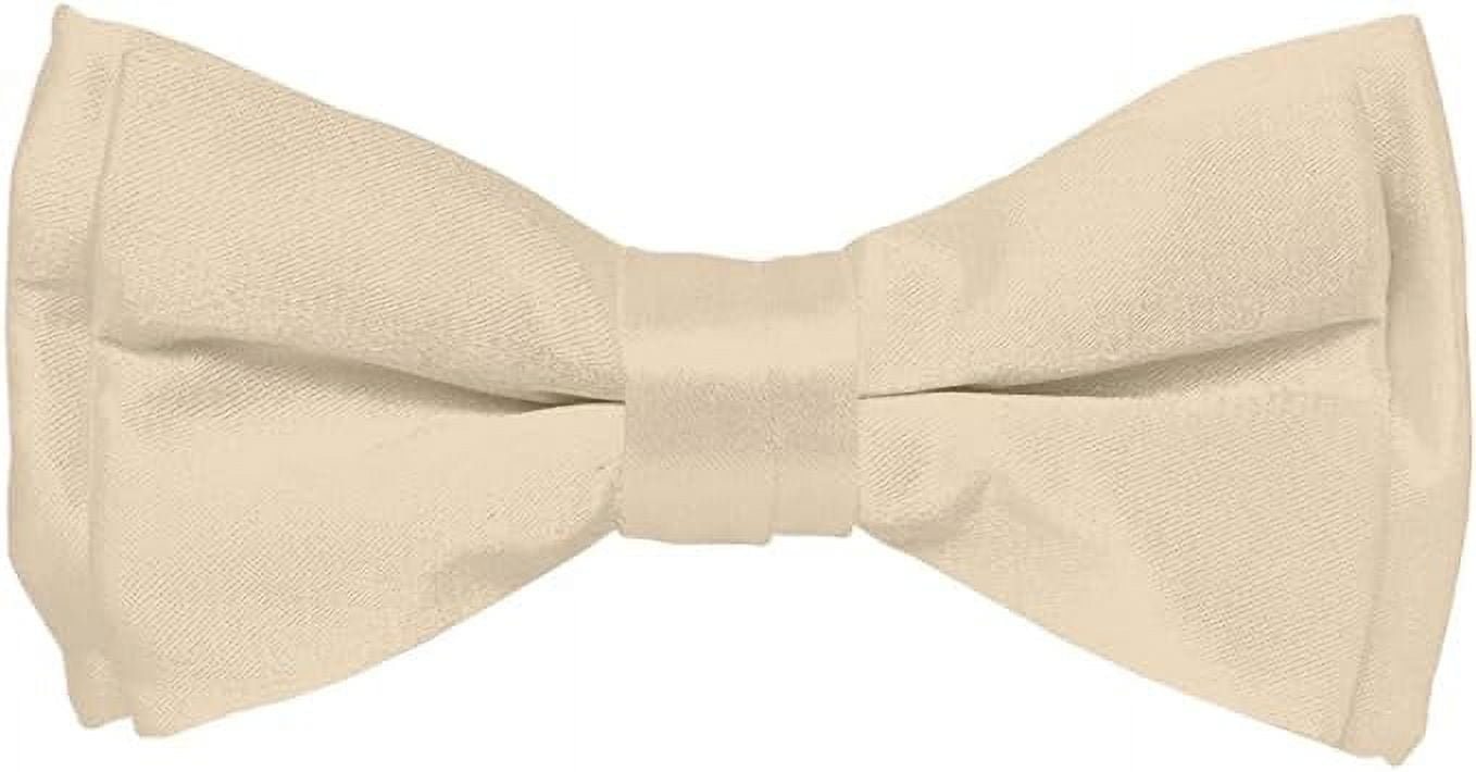 Vittorio Farina Boy's Solid Silky Bow Tie - Walmart.com