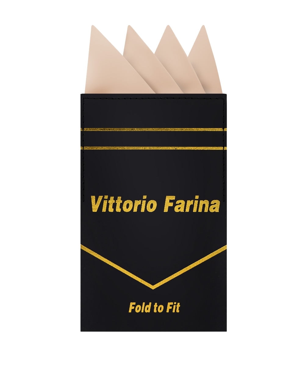Vittorio Farina Pre-Folded Pocket Square (Four-Point) - Walmart.com