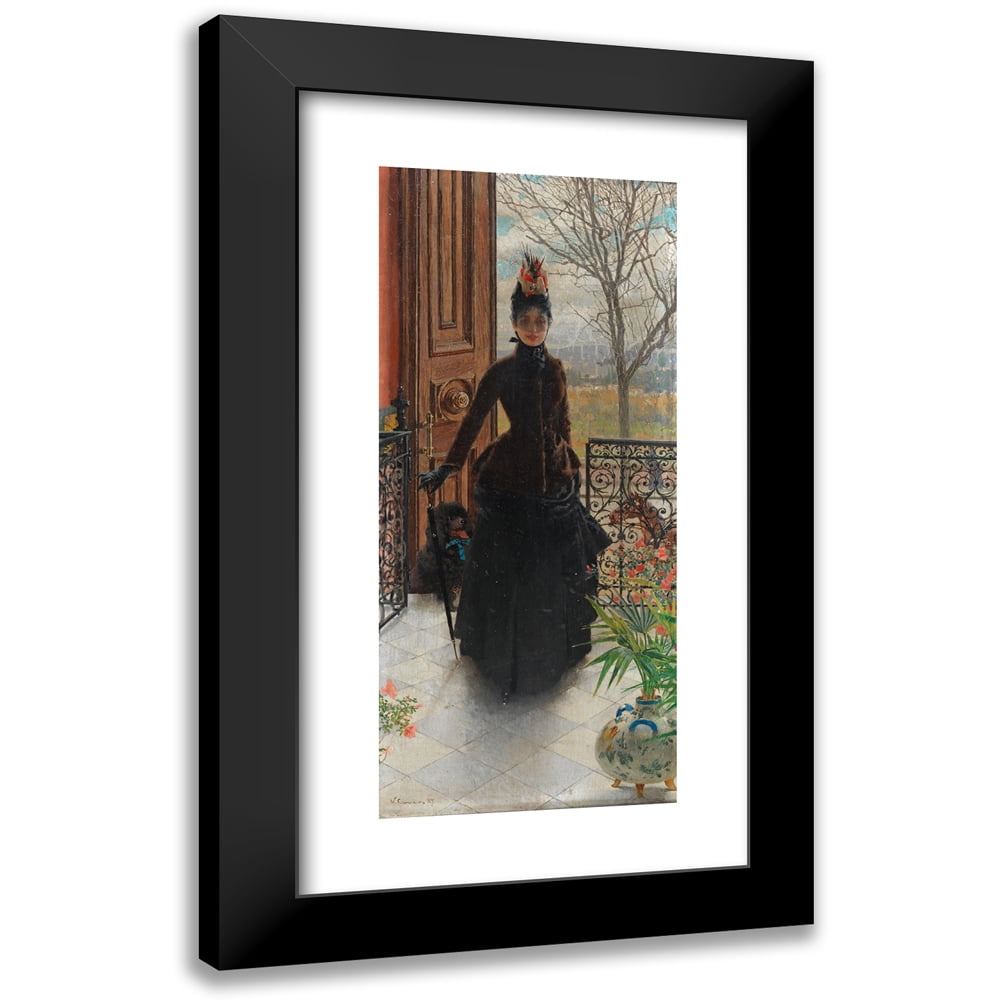 Vittorio Matteo Corcos 8x14 Black Modern Framed Museum Art Print Titled ...