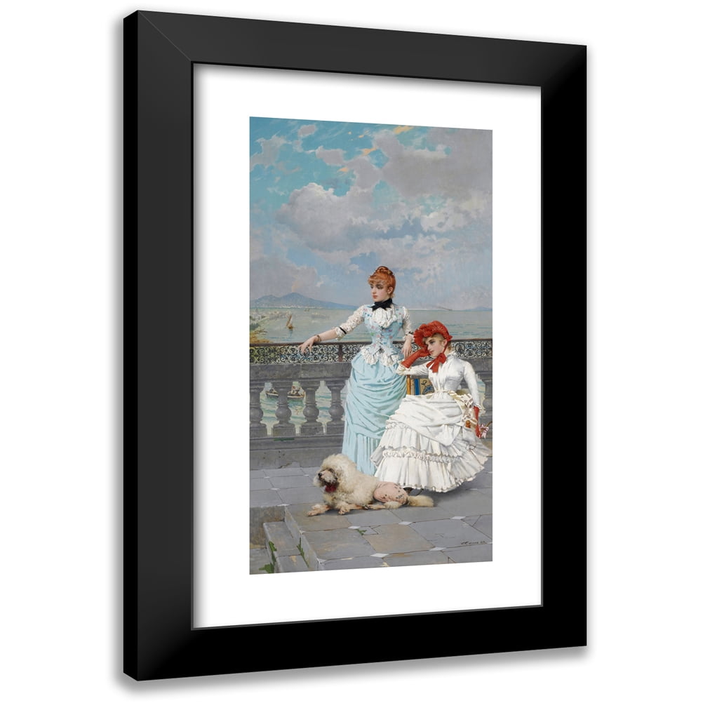 Vittorio Matteo Corcos 9x14 Black Modern Framed Museum Art Print Titled ...